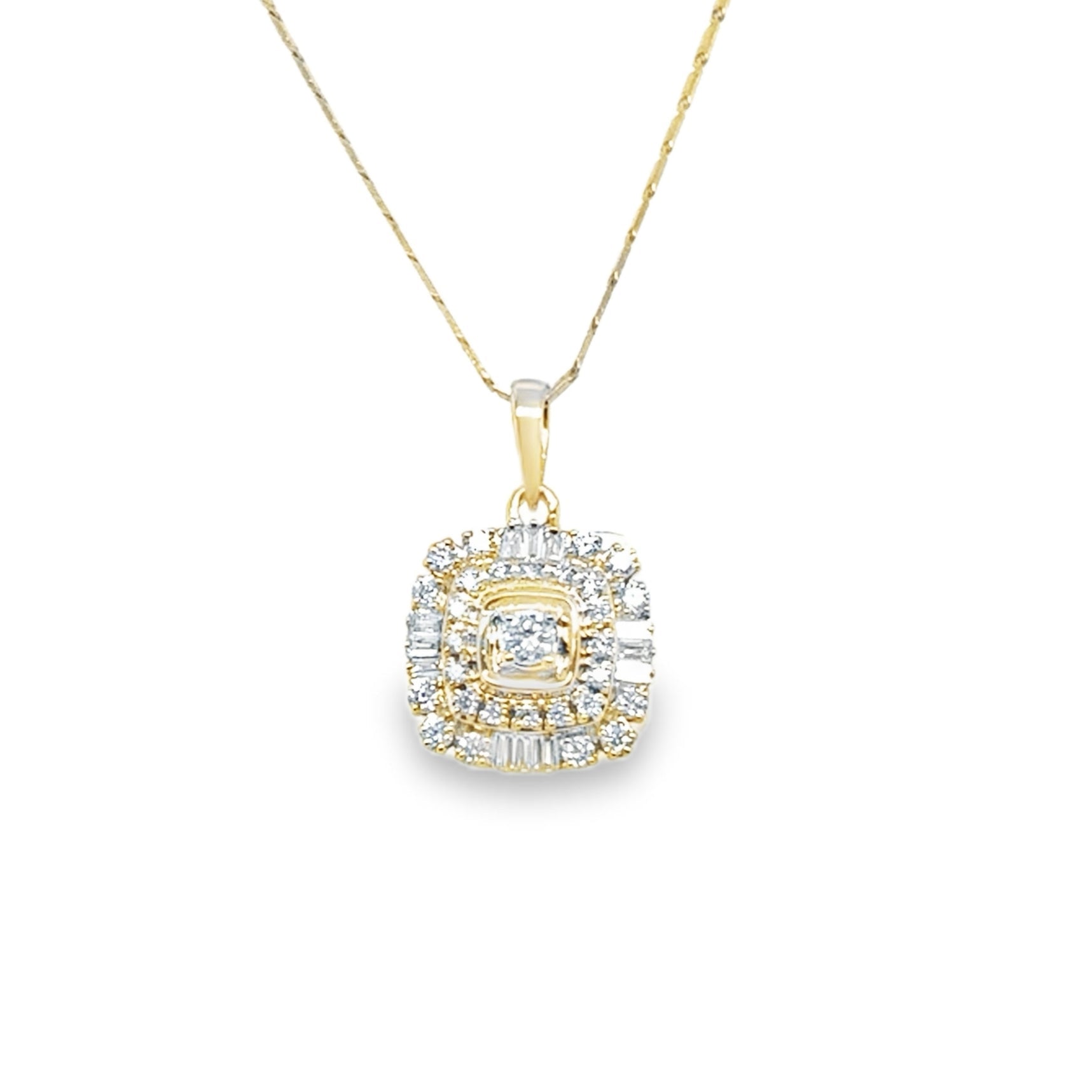 14KY Diamond Cluster Charm – RockShop